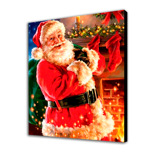 Christmas Santa Paint by Numbers Kit | Just Paint by Numbers Store