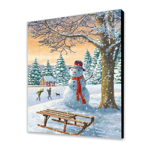Snowman Paint by Numbers Kit | Just Paint by Numbers Store