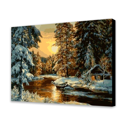 Forest Landscape - Paint by Numbers Kit | Just Paint by Numbers Store